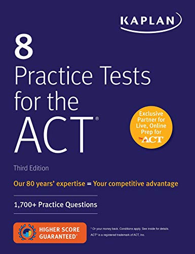 Amazon.com: 8 Practice Tests for the ACT: 1,700+ Practice Questions ...