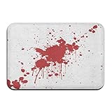 Red Blood Splatter Doormat