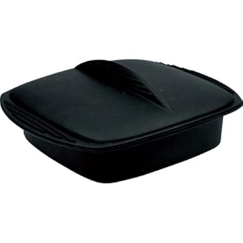 Mastrad F68900 Square Silicone Steamer with Recipe Booklet, Black2 ...