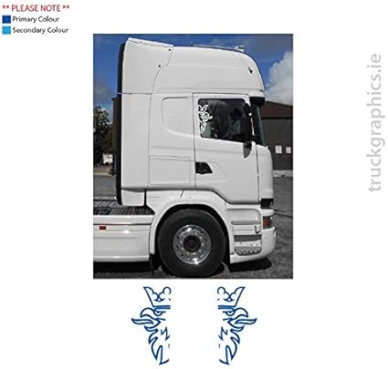Scania Griffin Window Badge Lorry Emblem Sticker: Amazon.co.uk: Car ...