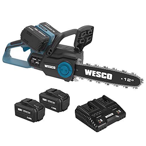 WESCO 40V Cordless Chainsaw - 12 Inch Chain, Nepal | Ubuy