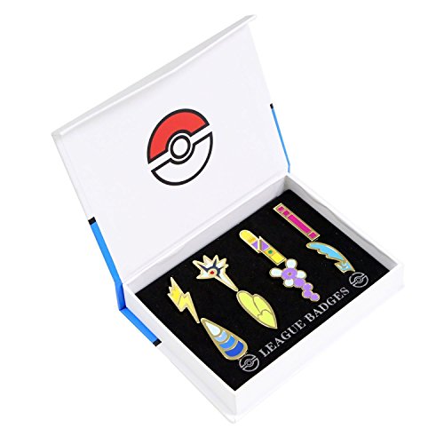 Buy Xmsgiss Pokemon Ash Gym Badges Kanto Generation Badges Collection ...