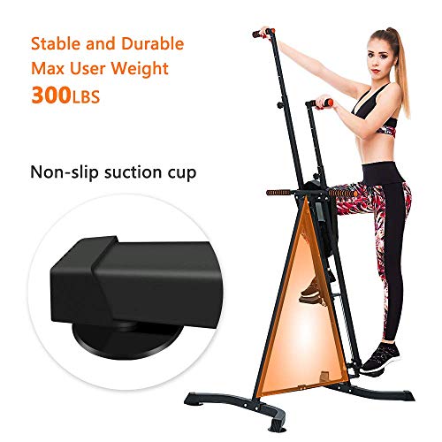 CITYBIRDS Vertical Climber, Folded Cardio Exercise Equipment Stair ...