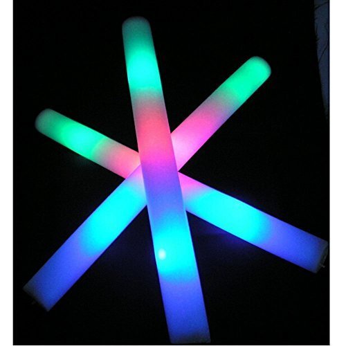 Buy Besteker® 72 Pcs 16" LED Foam Light Sticks Multi Color Changing ...