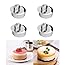VonShef Professional Cooking Rings - Dessert/Food Presentation Rings ...