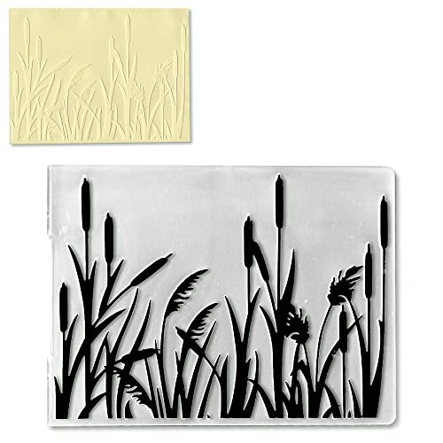 Mua 3-D Textured Impressions Reed Grass Embossing Folder, Background ...