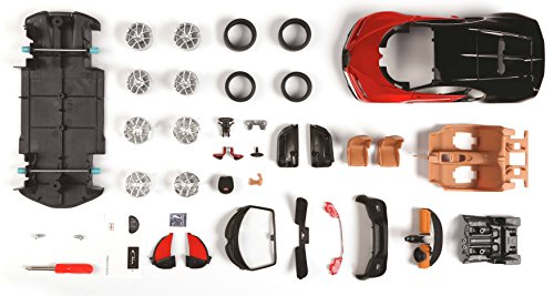 Maisto 1:24 Assembly Line Bugatti Chiron - Red/Black - SantaBILT®