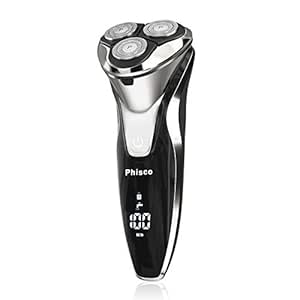 Amazon.com: Phisco Electric Shaver Razor for Men with Floating Rotary ...