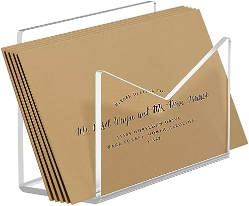 سعر KTRIO Acrylic Mail Holder Mail Organizer Countertop, Letter Holder ...