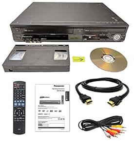 Amazon.com: Panasonic VHS to DVD Recorder VCR Combo w/ Remote, HDMI ...