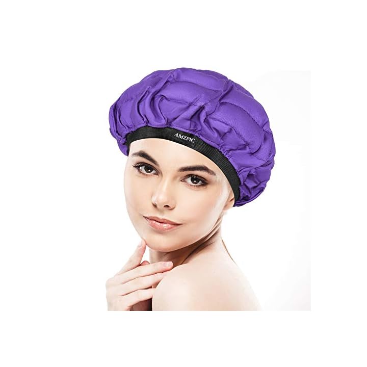 Cordless Deep Conditioning Heat Cap - Safe, Microwavable Heat Cap for ...