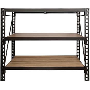 Amazon.com: SafeRacks Freestanding Shelf | Steel Shelving Unit | 2'D x ...
