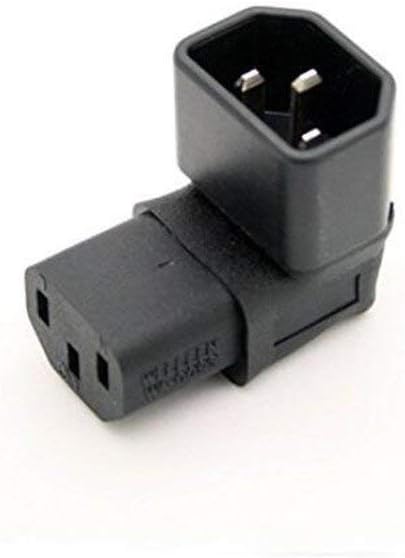 IEC C14 TO C13 POWER ADAPTER 10A PDU PLUG/SOCKET 90 DEGREE Wall-mounted LCD TV – BigaMart