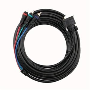 Amazon.com: Wired-Up 15m Premium VGA to RGB Component Cable M /M ...