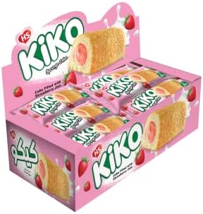 سعر Kiko sponge cake filled cream with strawberry flavor فى مصر ...