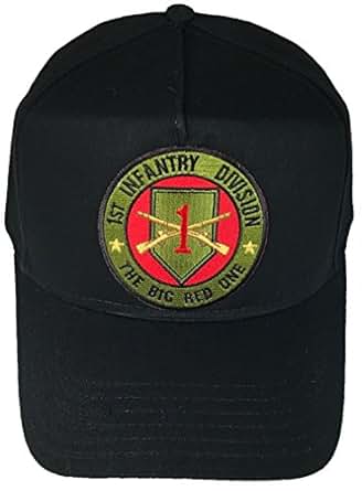 1ST Infantry Division HAT - Black - Veteran Owned Business at Amazon ...