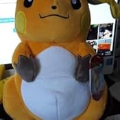Amazon.com: Pokémon Raichu Plush Stuffed Animal - Large 12": Toys & Games