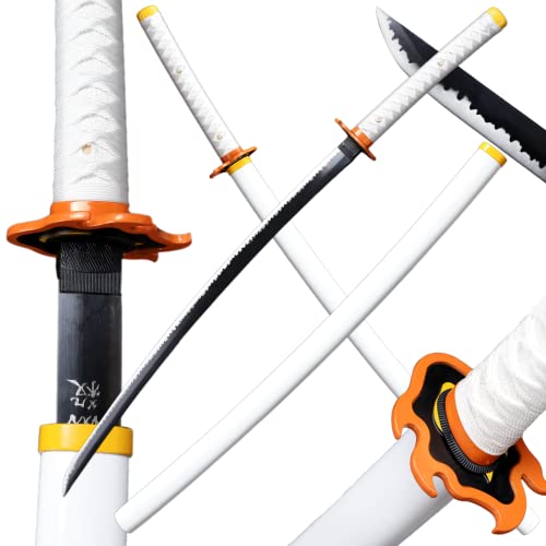 Sharp Anime Katana Demon Slayer Sword Real Metal- High Carbon Steel ...
