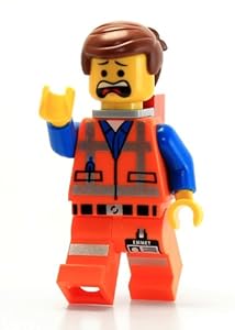 Amazon.com: LEGO The Movie LOOSE Mini Figure Emmet with Piece of ...