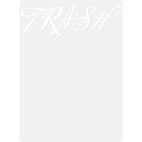 Amazon.com - Trash Can Removable Vinyl Decal Sticker Splash/Anti Scuff ...