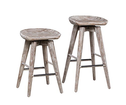 Boraam 54229 Bali Swivel Counter Stool, 29-Inch