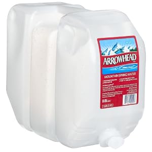 Arrowhead Brand 100% Mountain Spring Water, 2.5-Gallon Plastic Jug ...