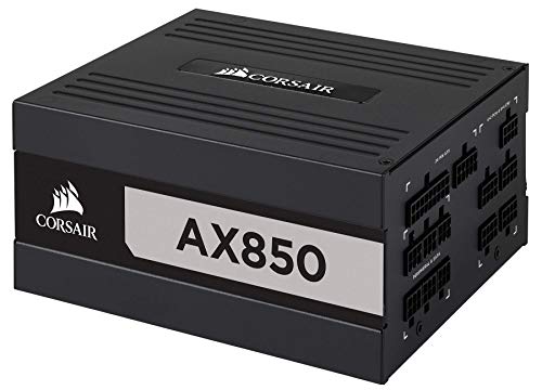 Corsair AX Series, AX850, 850 Watt, 80+ Titanium Certified, Fully Modular Power Supply | Pricepulse