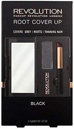 REVOLUTION ROOT COVER UP – BLACK covers grey, roots, thinning hair ...