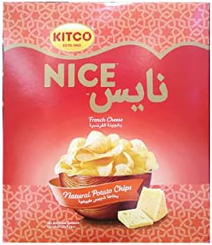 Kitco Nice French Cheese Natural Potato Chips, 21 x 12 g, Beige price ...