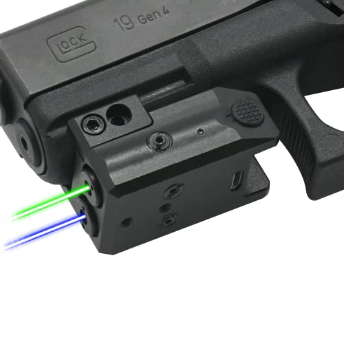 HiLight P3BG Green Blue Laser Sight, Adjustable Compact Tactical Laser ...