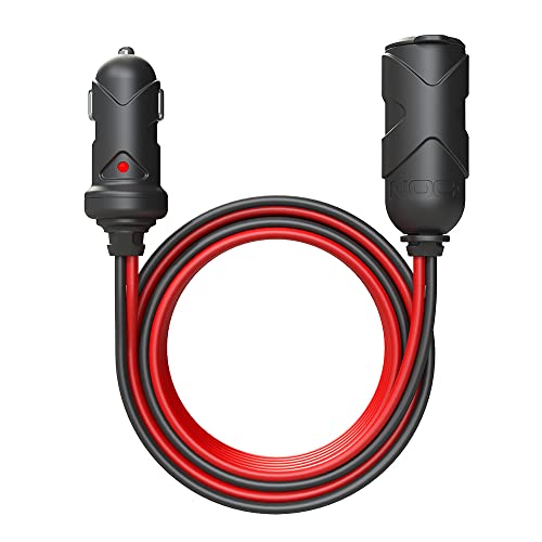NOCO GC019 15A 14AWG 12V Adapter, Heavy-Duty Cigarette Lighter Plug ...