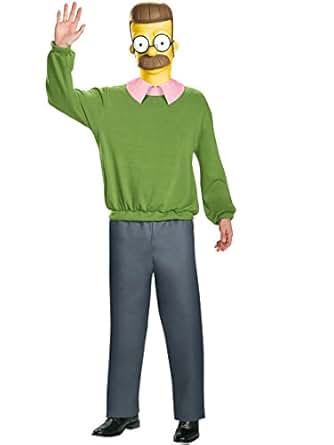 Amazon.com: Disguise Men's Ned Flanders Deluxe Adult Costume: Clothing