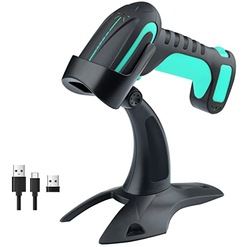 Mua Tera 1D 2D QR Barcode Scanner Wireless with Stand, Heavy Duty ...