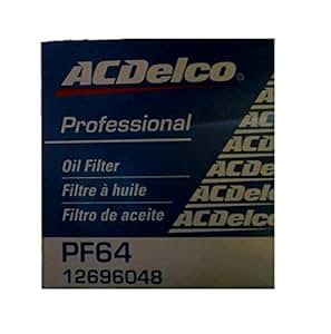 ACDelco PF64 Professional Engine Oil Filter, Oil Filters & Accessories ...