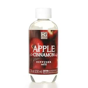 Amazon.com: Aromatherapy Hosley Premium Apple Cinnamon Reed Diffuser ...