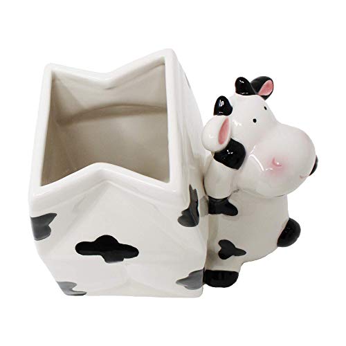 Cow Utensil Holder | Kitchen Crock Storage | Cow Print Stuff ...