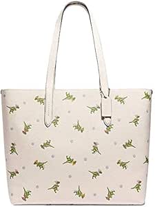 Amazon.com: COACH Rexy Dinosaur Pebble Leather Large Shopper Travel ...