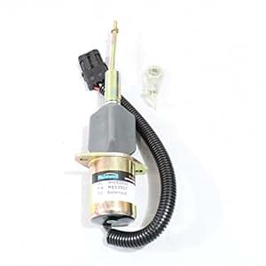Amazon.com: Holdwell Electric Fuel Shut Off Run Solenoid RE53507 Cutoff ...