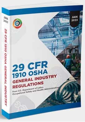 OSHA 1910 General Industry January 2022 Book: osha: 9781952160370 ...