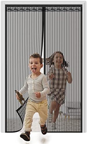 سعر Magnetic Fly Screen Door, Rainberg Heavy Duty Bug mesh Curtain with ...