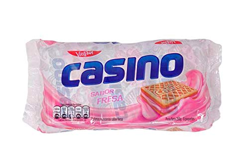 VICTORIA Casino Galleta de Vainilla Sabor Fresa 258 grs. / Vanilla ...