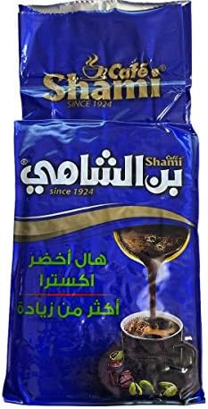 سعر Al-Shami coffee 500 gm (green cardamom, Shami mix) golden فى ...