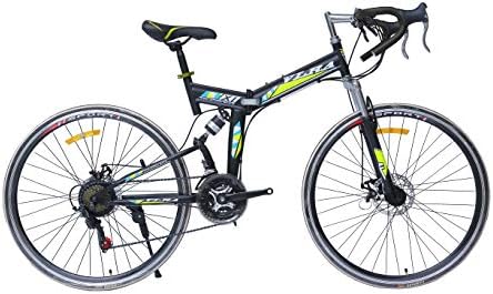 VLRA BIKE 27 inch racing bike road bike large folding bike (black ...