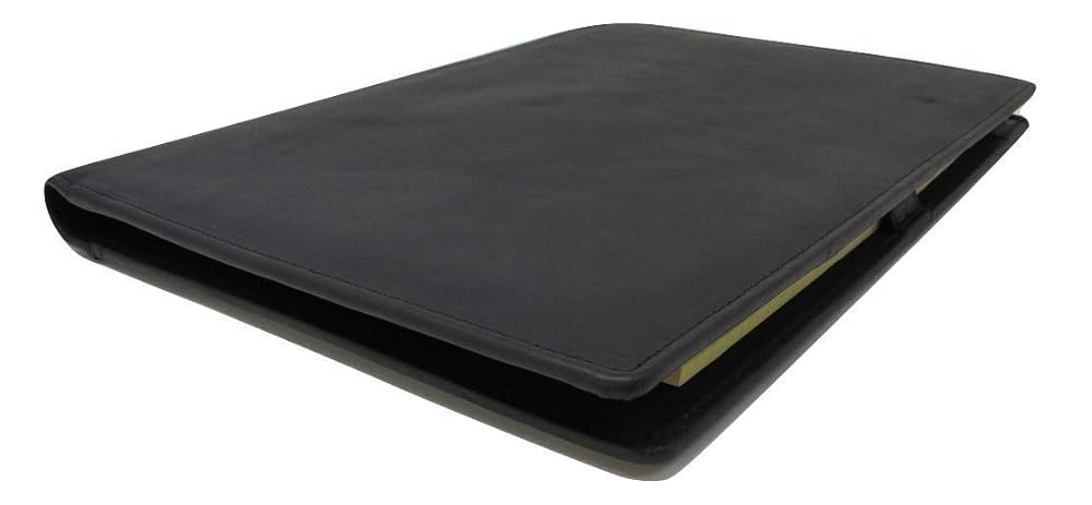 Black Real Leather Presentation A4 Folder Portfolio vs829-F with the ...