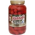 Amazon.com: Hannah's Hot Pickled Sausage 39 ct. Gallon Jar : Grocery ...
