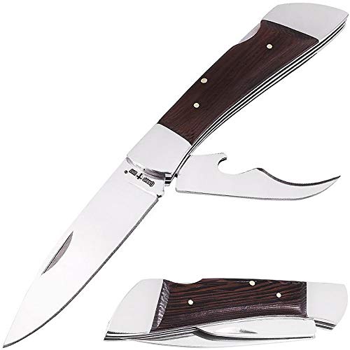 Folding knife Knife - Folding Dual Blades Knife - EDC and Outdoor Large ...