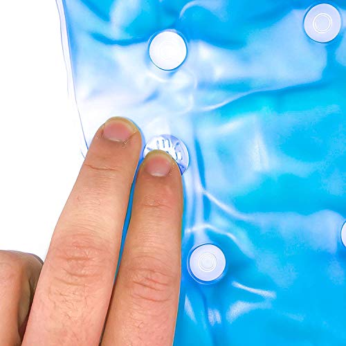 Hot and Cold Gel Pack Set - Reusable Heat Pads with Metal Disc for One ...