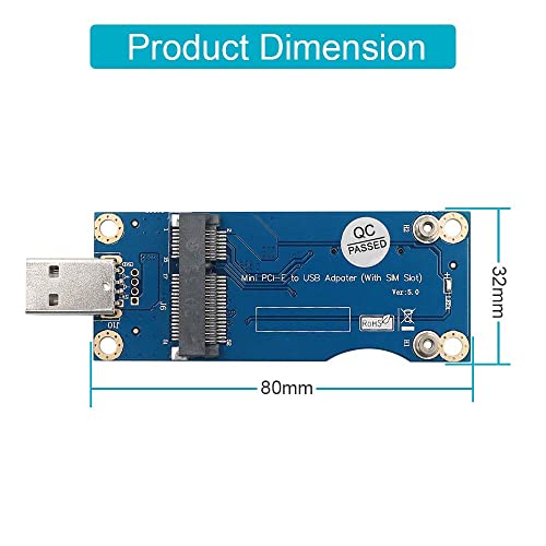 Sim Card Modem USB to Mini pci Mini pcie USB Adapter Pci-e Sim Card ...