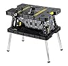 Keter Folding Table Work Bench for Miter Saw Stand, Woodworking Tools ...