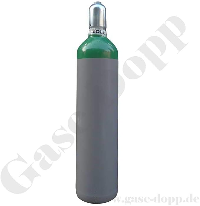 Gase Dopp Argonflasche Argon 4.6 20 Liter fabrikneue Eigentumsflasche ...